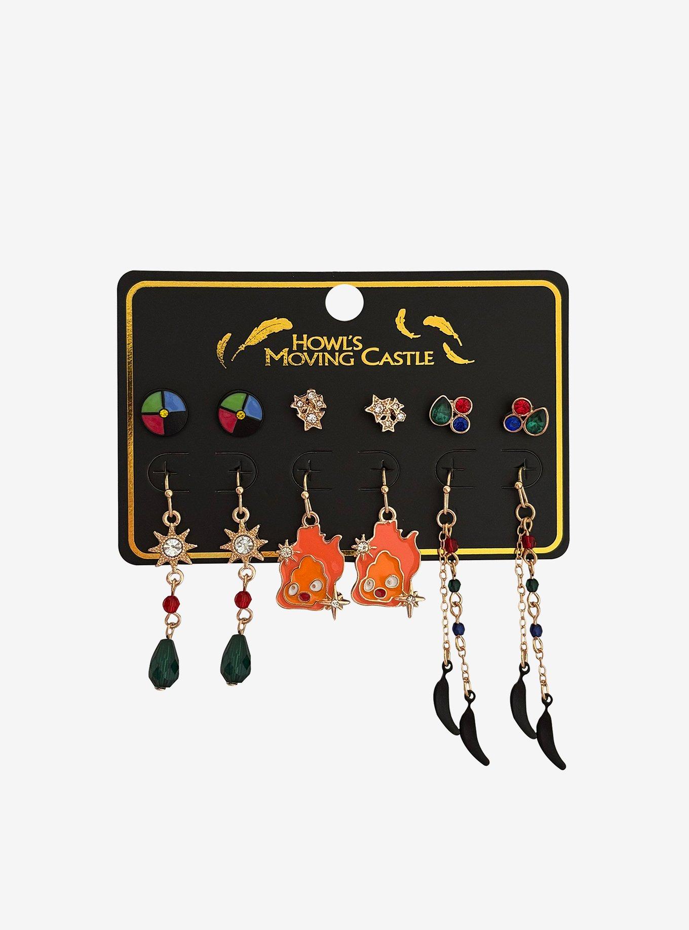 Calcifer Symbols Earring Set - Anime Shop