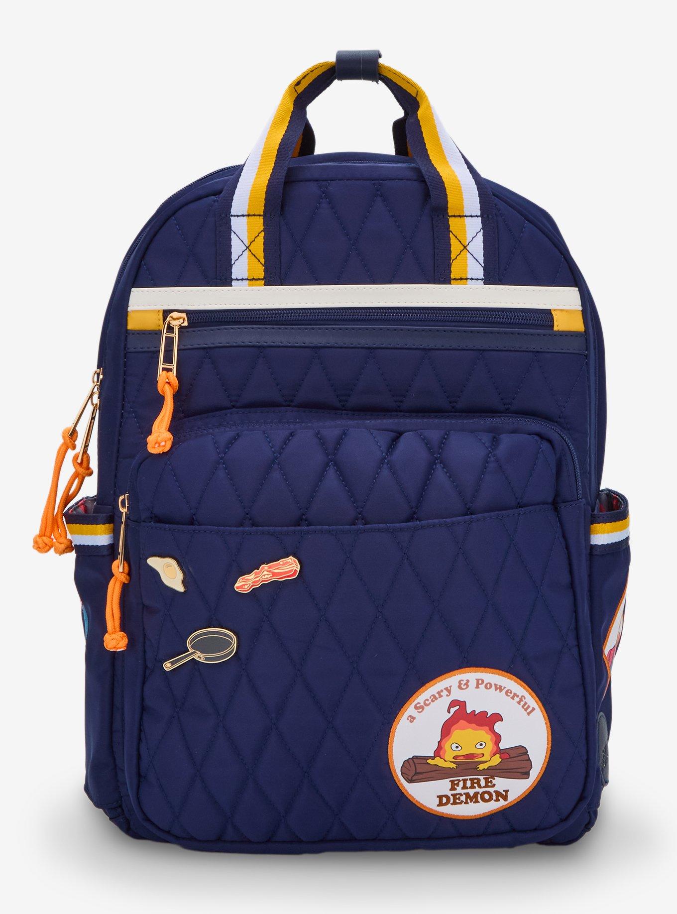 Calcifer Quilted Backpack - Anime Shop