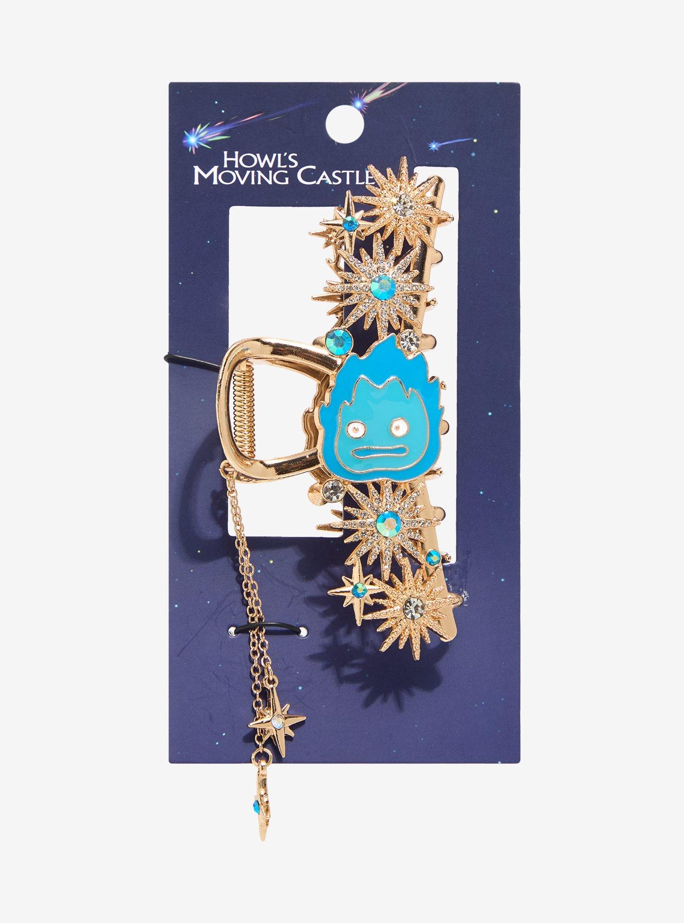 Calcifer Claw Clip with Charm - Anime Shop